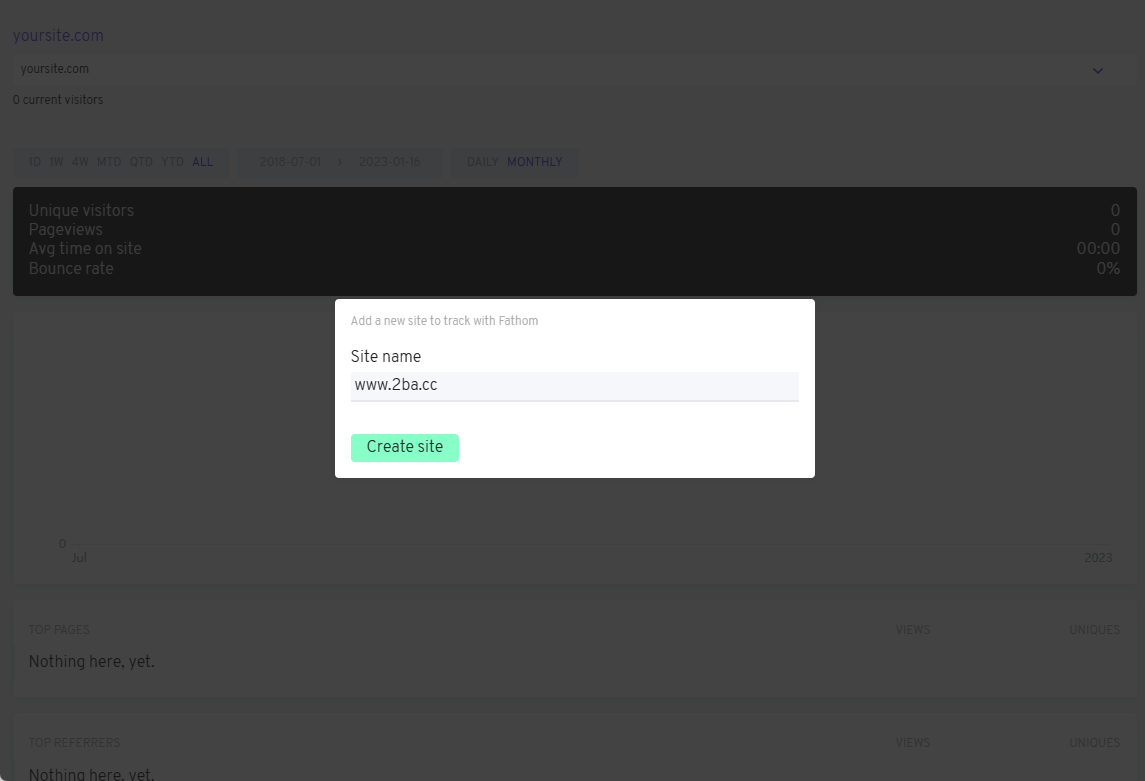 Fathom 网站分析工具 - 二吧