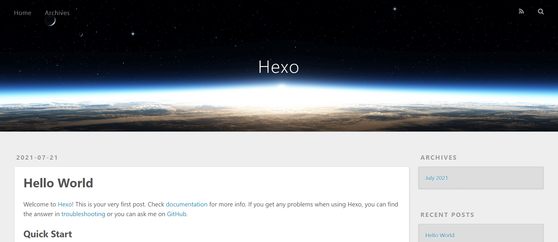 Hexo+GitHub免费搭建个人博客 | hjd'blog