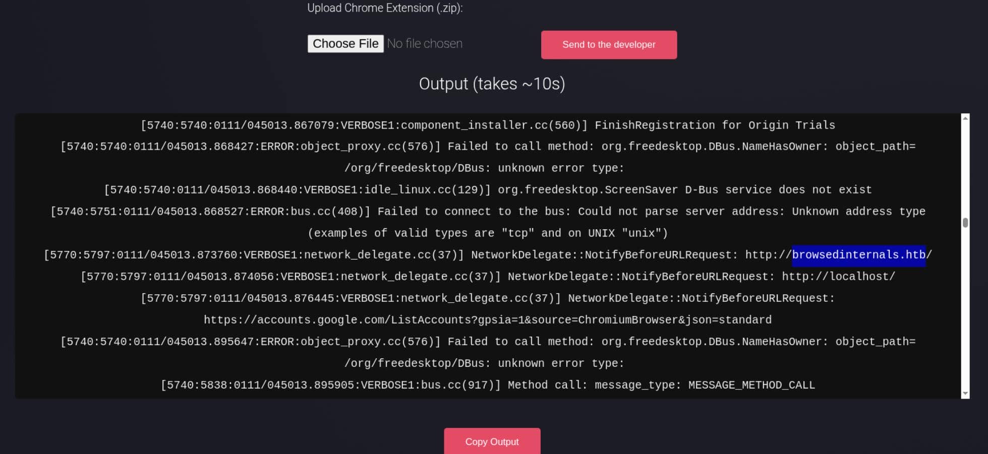 HTB Writeup – Browsed | Axura
