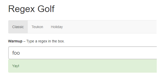 Regex Golf - 正则闯关 | 本该如此