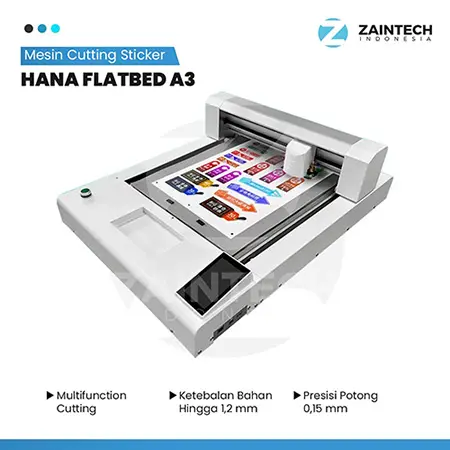 Supplier Jual Mesin Cutting Sticker Flatbed HANA A3 Kiss Cut Die Cut ...