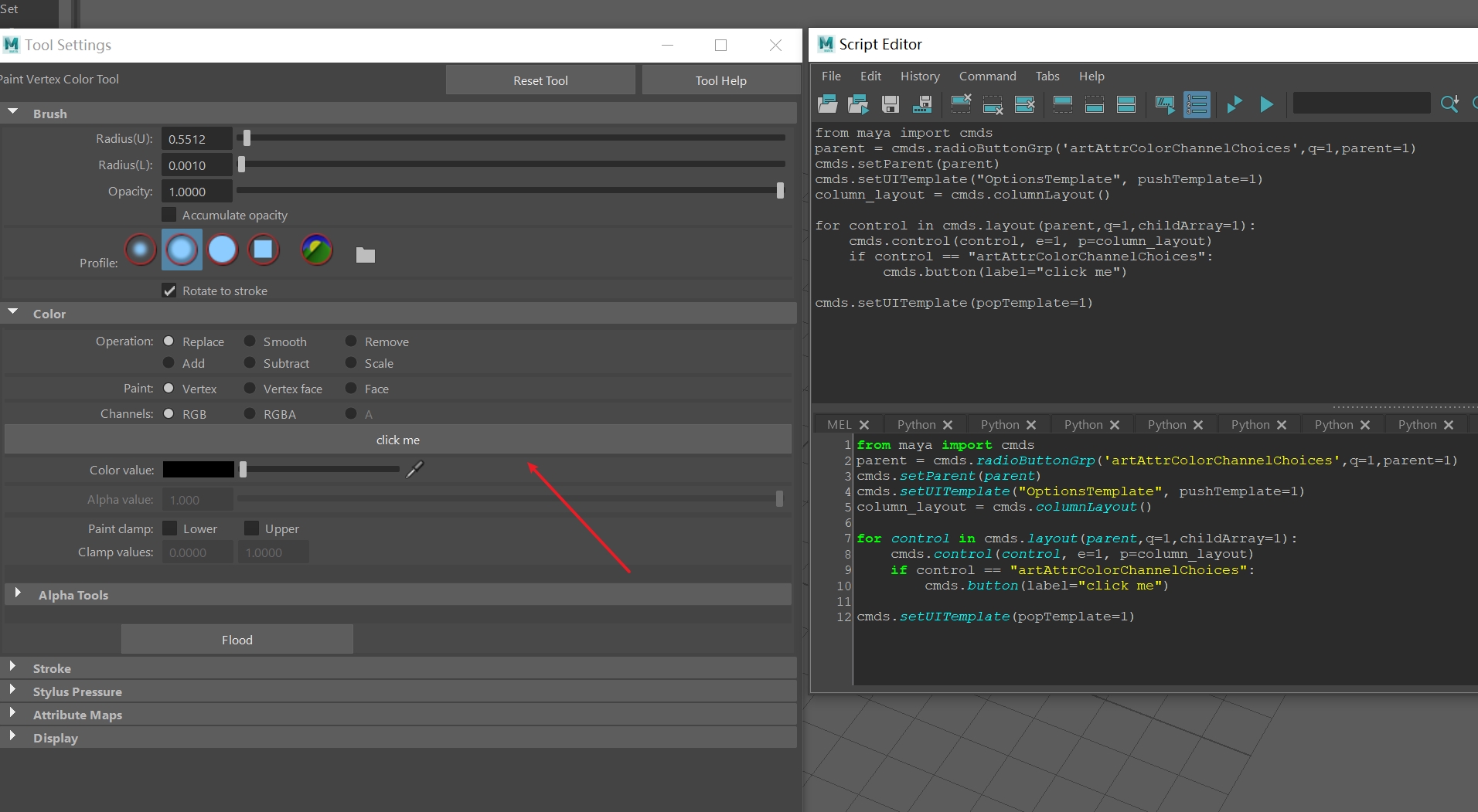 Maya 顶点色单通道笔刷 | 智伤帝的个人博客