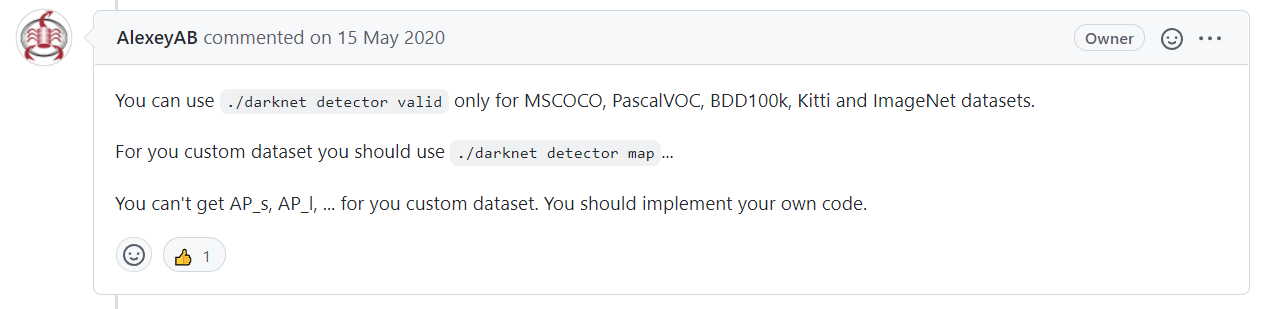 darknet在custom dataset上用valid指令_darknet valid-CSDN博客