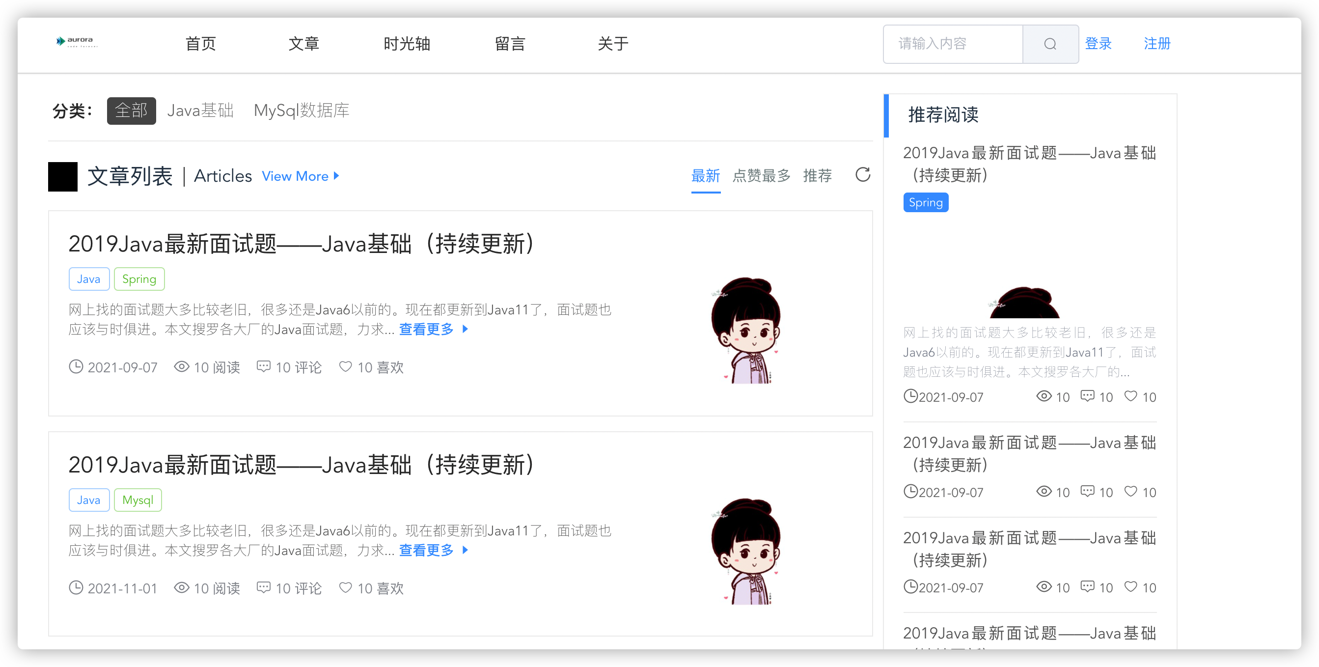 GitHub - GuoHuaijian/Lucky-Aurora: 运用Spring Cloud Alibaba微服务技术栈开发的一个个人博客系统，支持第三方系统登陆。前后端分离前端技术为 ...