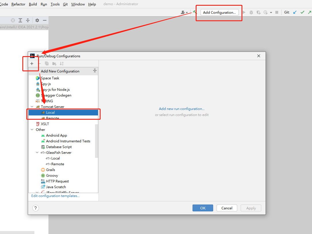 IDEA中配置Tomcat_idea里tomcatee的基目录是那个-CSDN博客