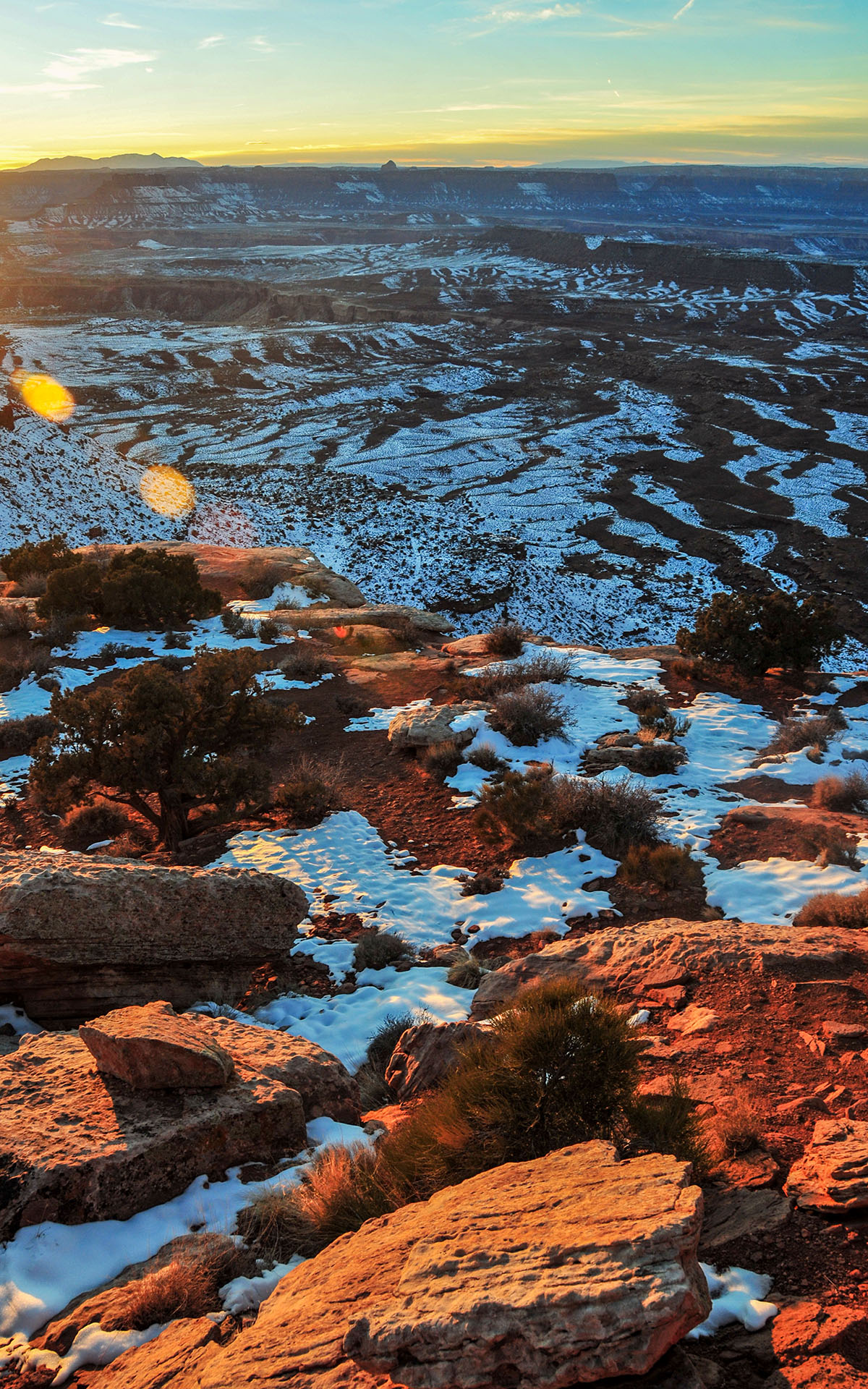 2017.12: Orange Cliffs Overlook, Canyonlands National Park, Utah, USA ...