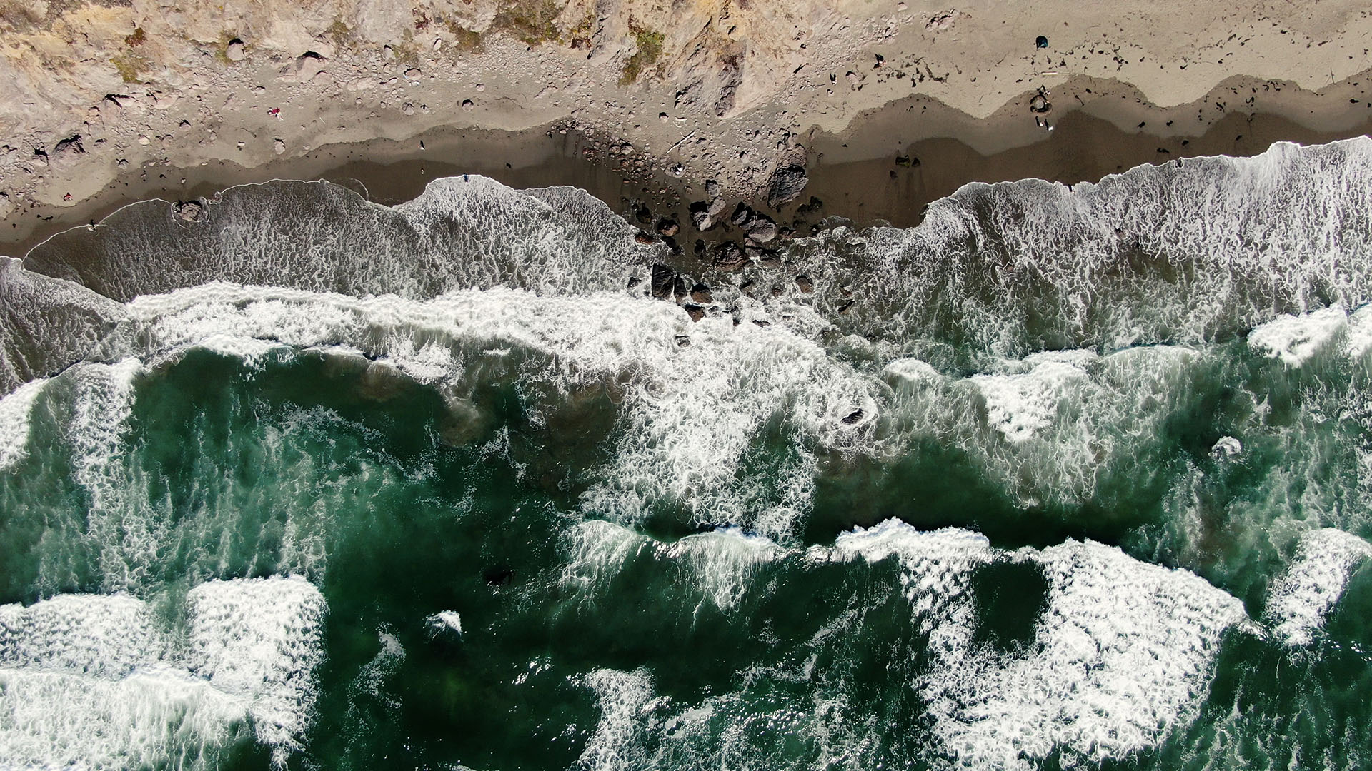 2022.08: Airview Top Down, Miwok Beach, Sonoma Coast State Park ...