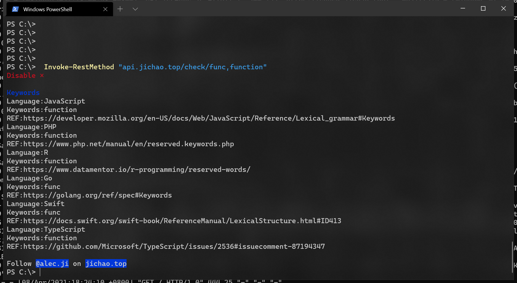 GitHub - JiChao99/check-keywords: check all program language keywords, savewords