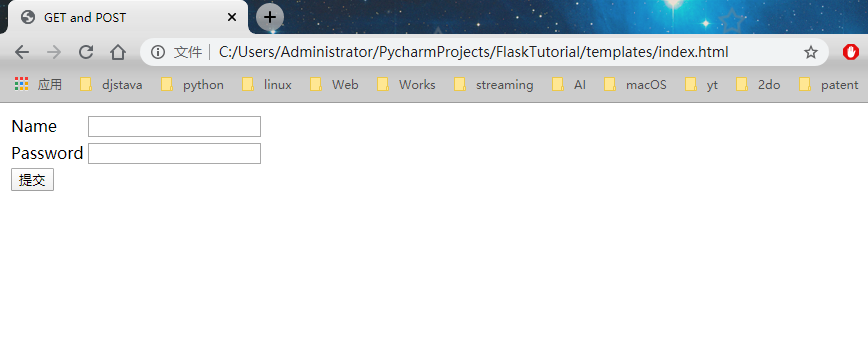 Flask Principle Docs Flask使用笔记 Flask教程 五 Get和post Md At Main · Killer