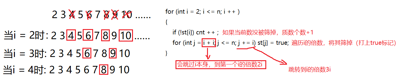 AcWing 868. 筛质数 - AcWing