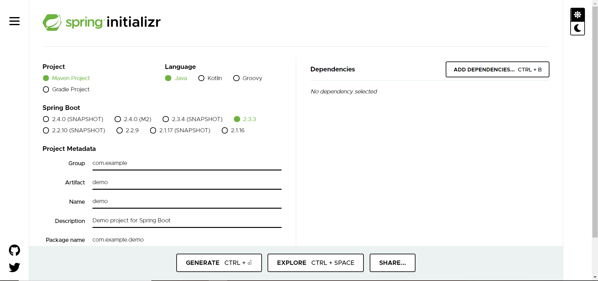 如何用SpringBoot（2.3.3版本）快速搭建一个项目 | Code Ease
