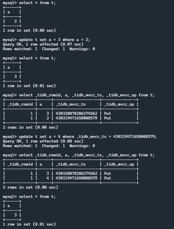 TiDB Flashback 之 MVCC Query 的实现思路 - リン屋