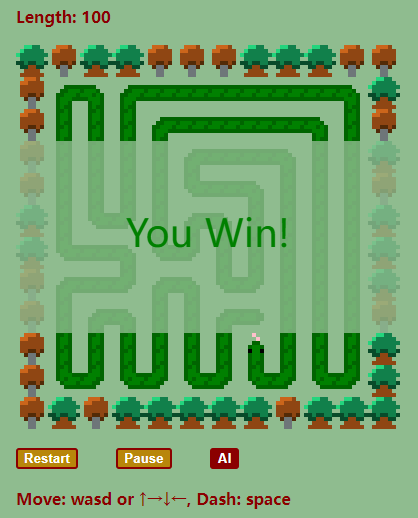 GitHub - SCi233/snake: a snake game write with vanilla javascript