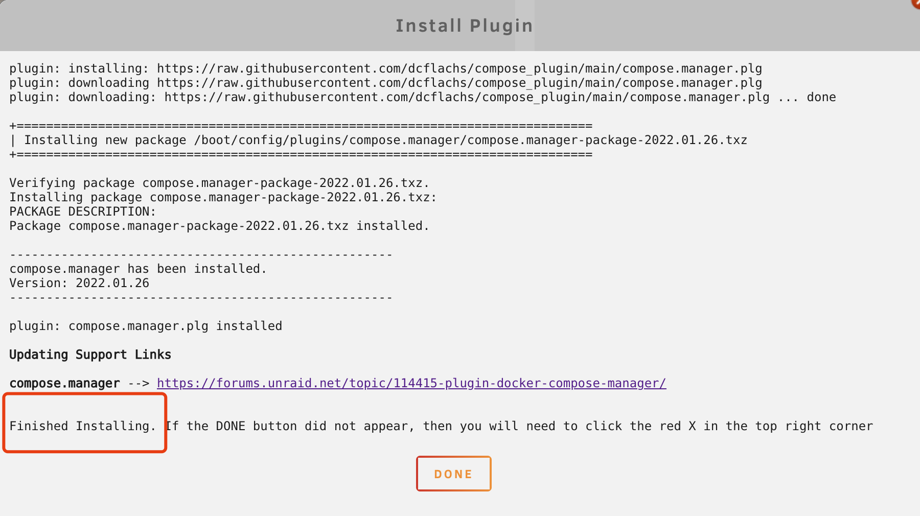 Unraid 安装 Docker Compose 易波叶平 