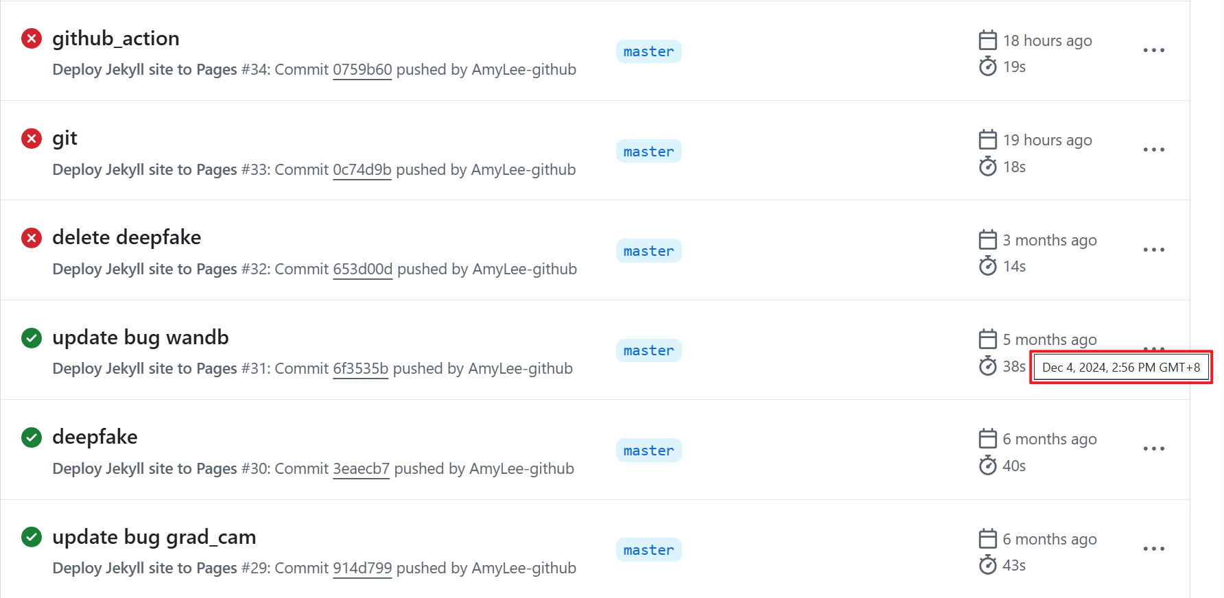 Github Pages个人博客使用Github Action部署失败 - 木子一的博客 | JoyLee Blog