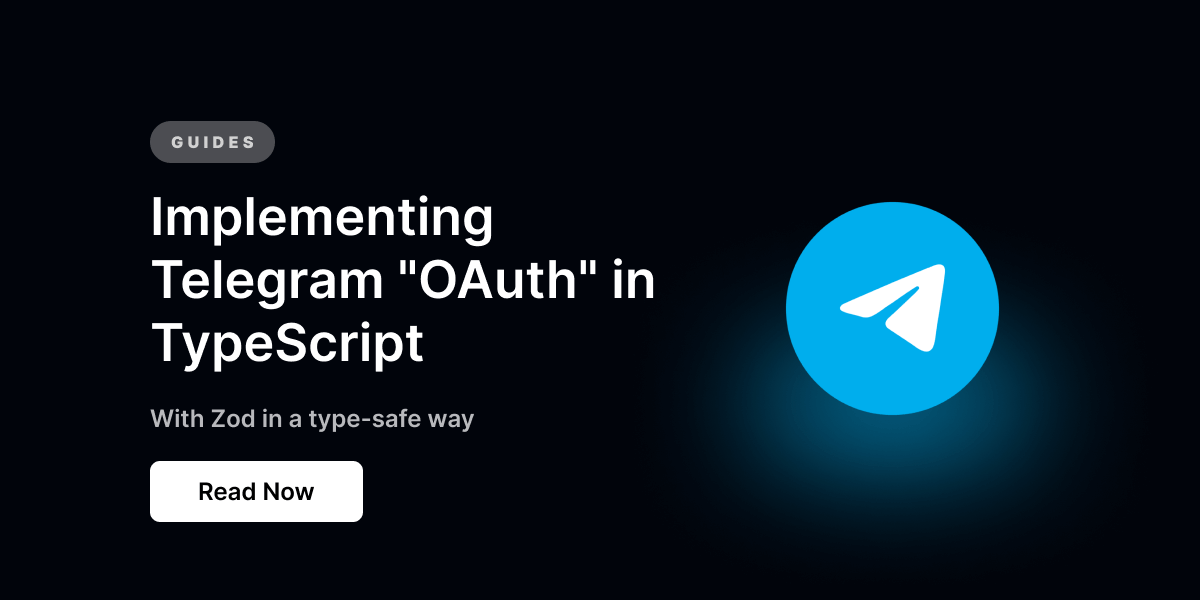 Implementing Telegram "OAuth" in TypeScript