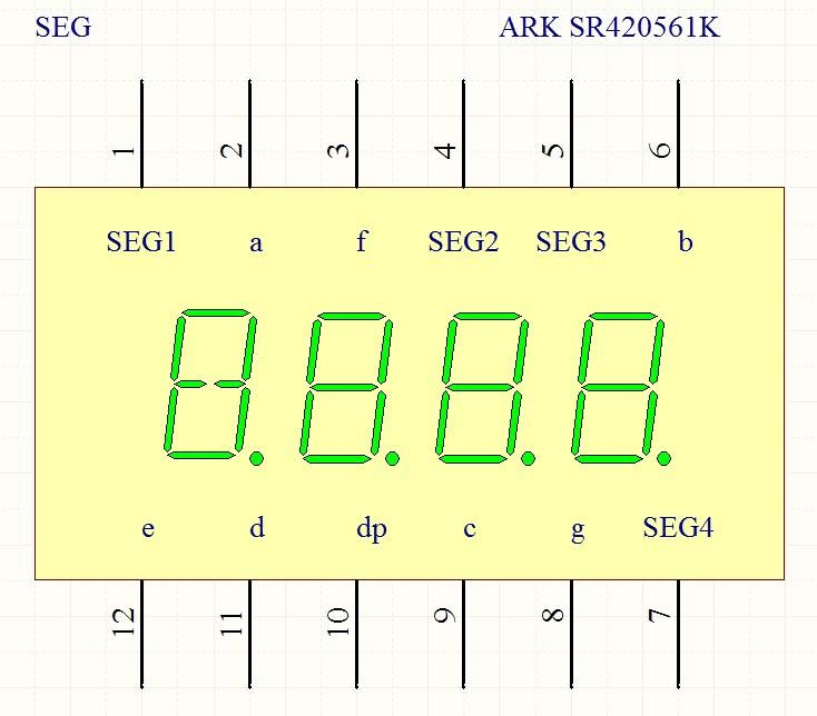 4 位数码管显示 | 极客侠GeeksMan