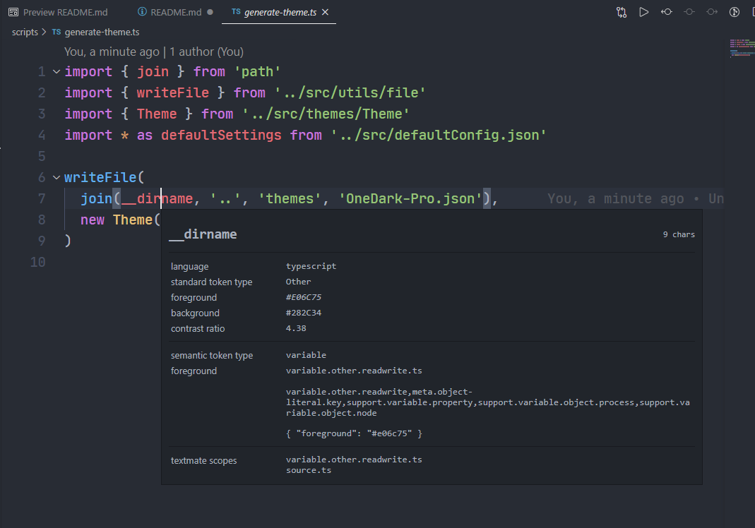 binaryify/onedark-pro CDN by jsDelivr - A free, fast, and reliable Open Source CDN