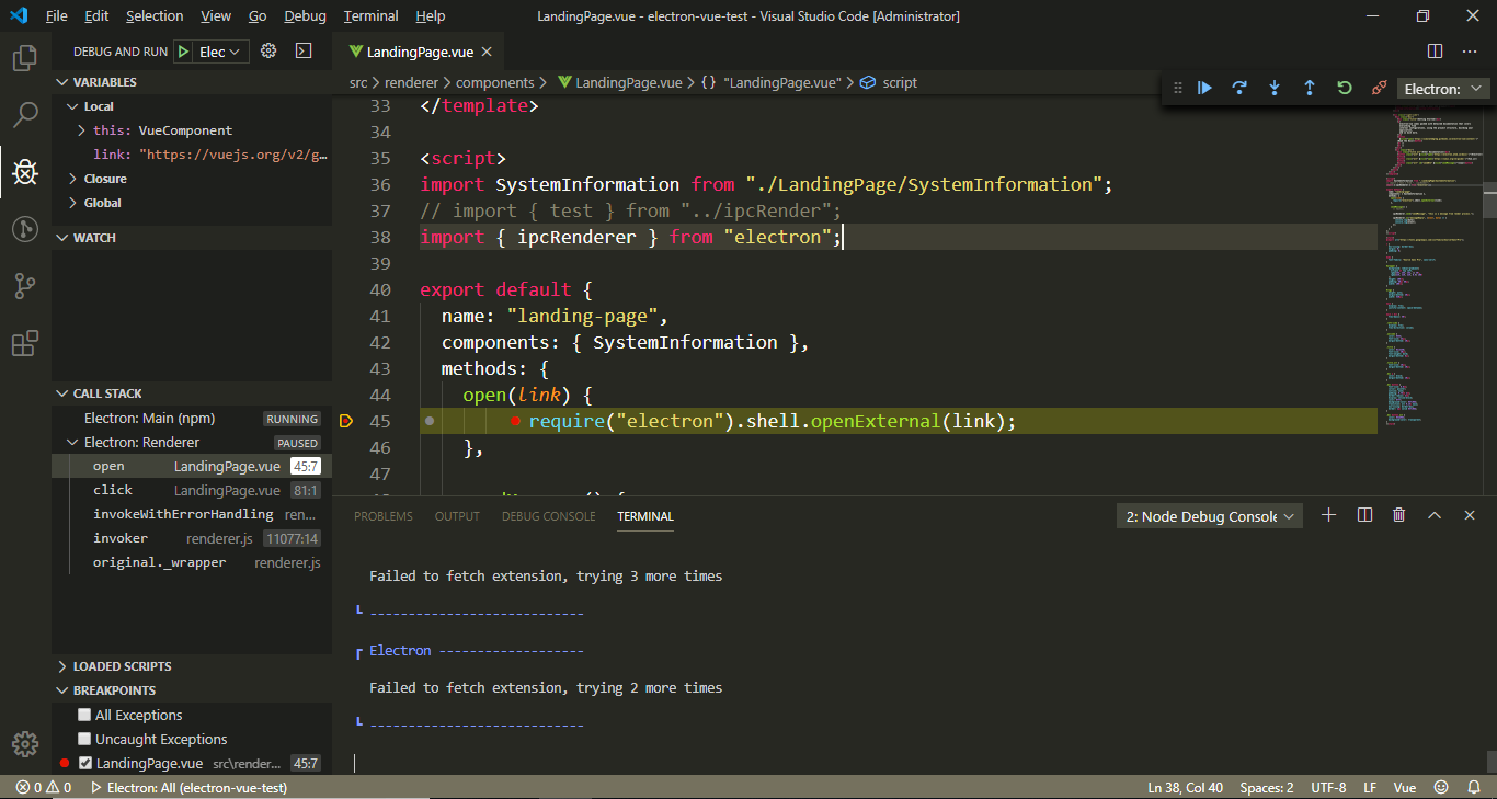 Vscode中调试electron-vue的主进程和渲染进程 | CcbeanBlog