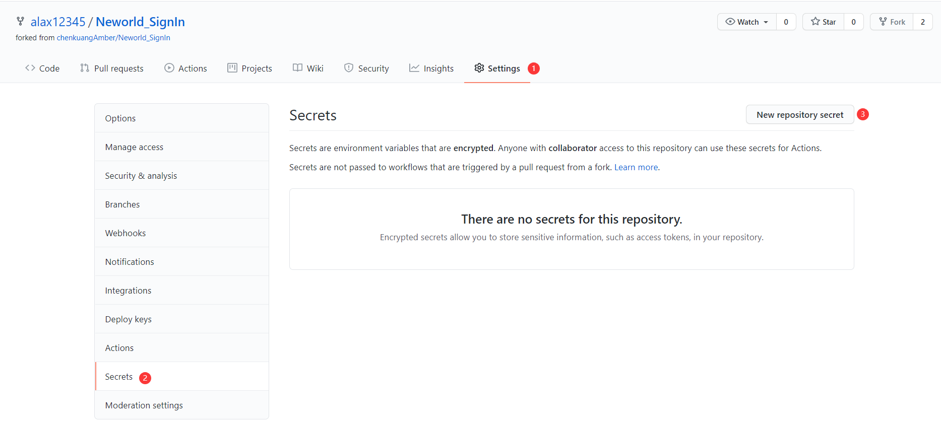 GitHub - chenkuangAmber/Neworld_SignIn: 自动签到新界工具