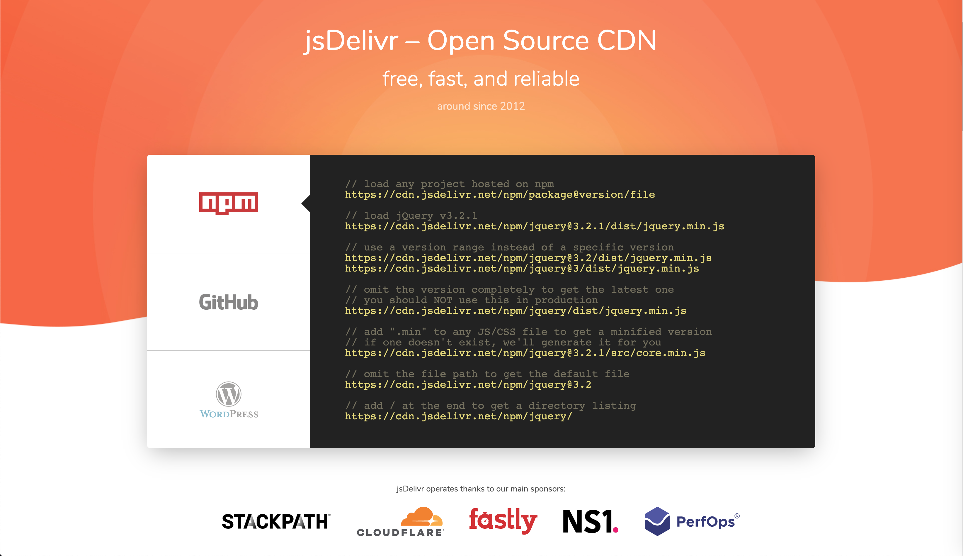 cl9000/jsDelivr-Test CDN by jsDelivr - A free, fast, and reliable Open ...