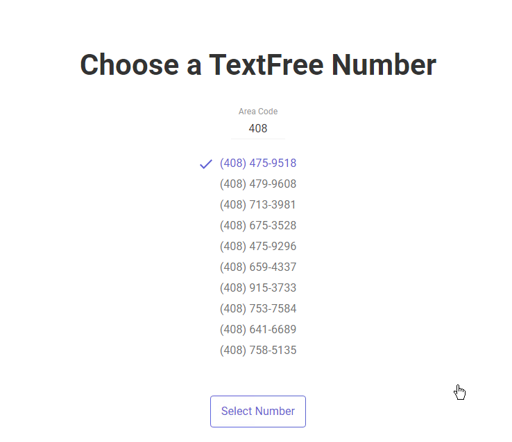 Textfree提供免费美国虚拟号码且可选地区 - 接码号