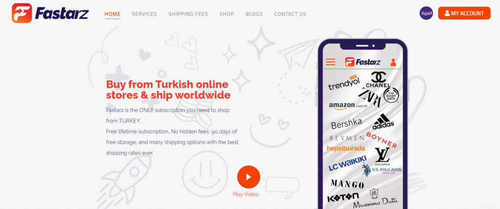 Fastarz和TurkiShip土耳其海淘转运商，土耳其虚拟地址，代收转发 - 接码号