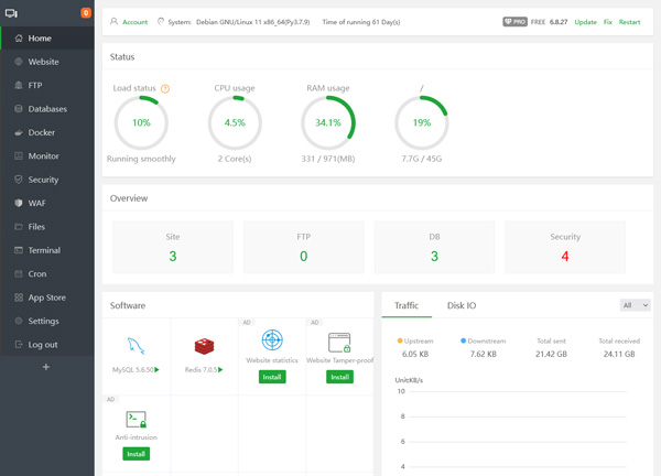 怎样解锁宝塔付费插件和去除强制登录账号？ - 接码号