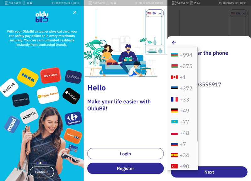 OlduBil土耳其虚拟信用卡注册和入金，OlduBil实名认证教程 - 接码号