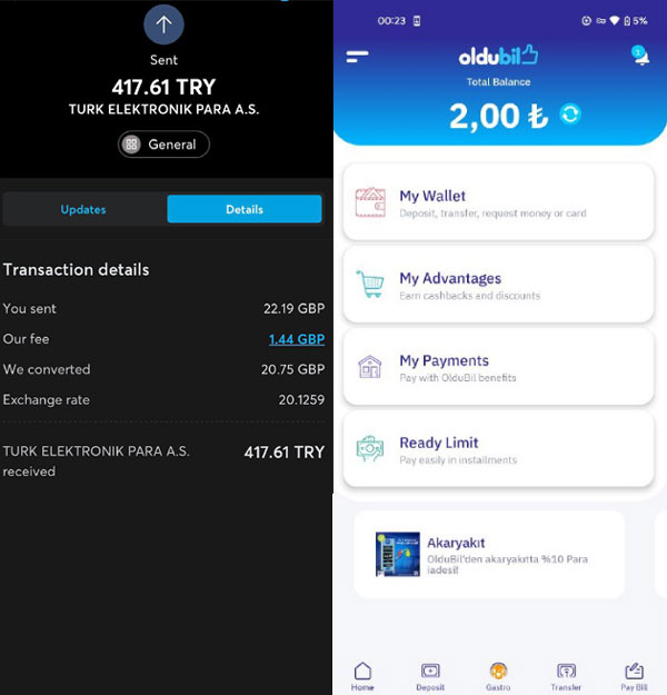 OlduBil土耳其虚拟信用卡注册和入金，OlduBil实名认证教程 - 接码号