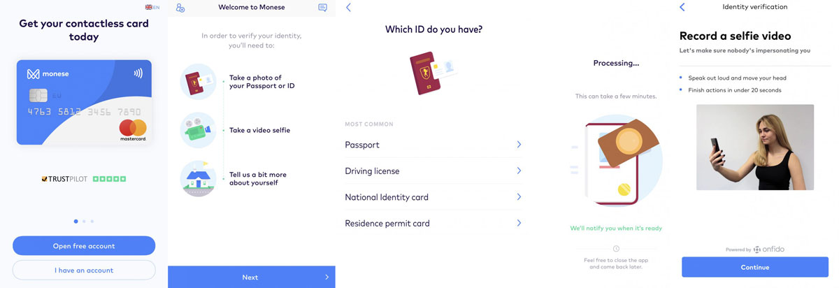 怎样申请Monese英国/欧盟银行卡？Monese开户和使用教程 - 接码号