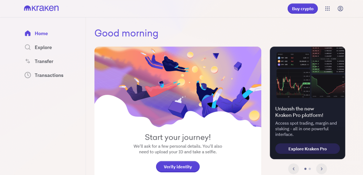 Kraken(海妖)账户注册，KYC认证，出入金教程 - 接码号