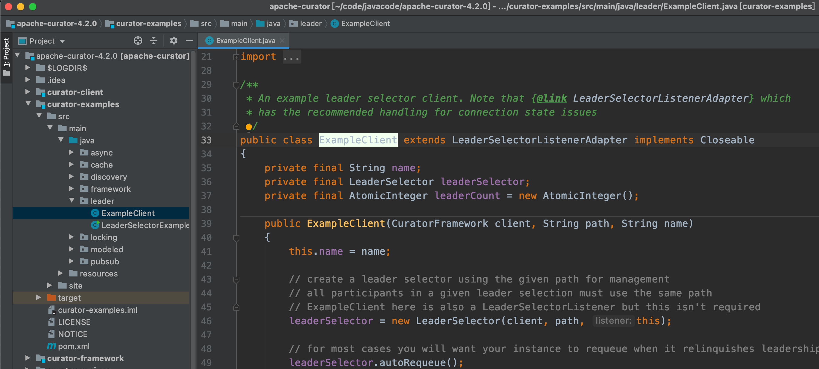 ZooKeeper 之使用 Apache Curator 简化 ZooKeeper 开发 | 一代键客