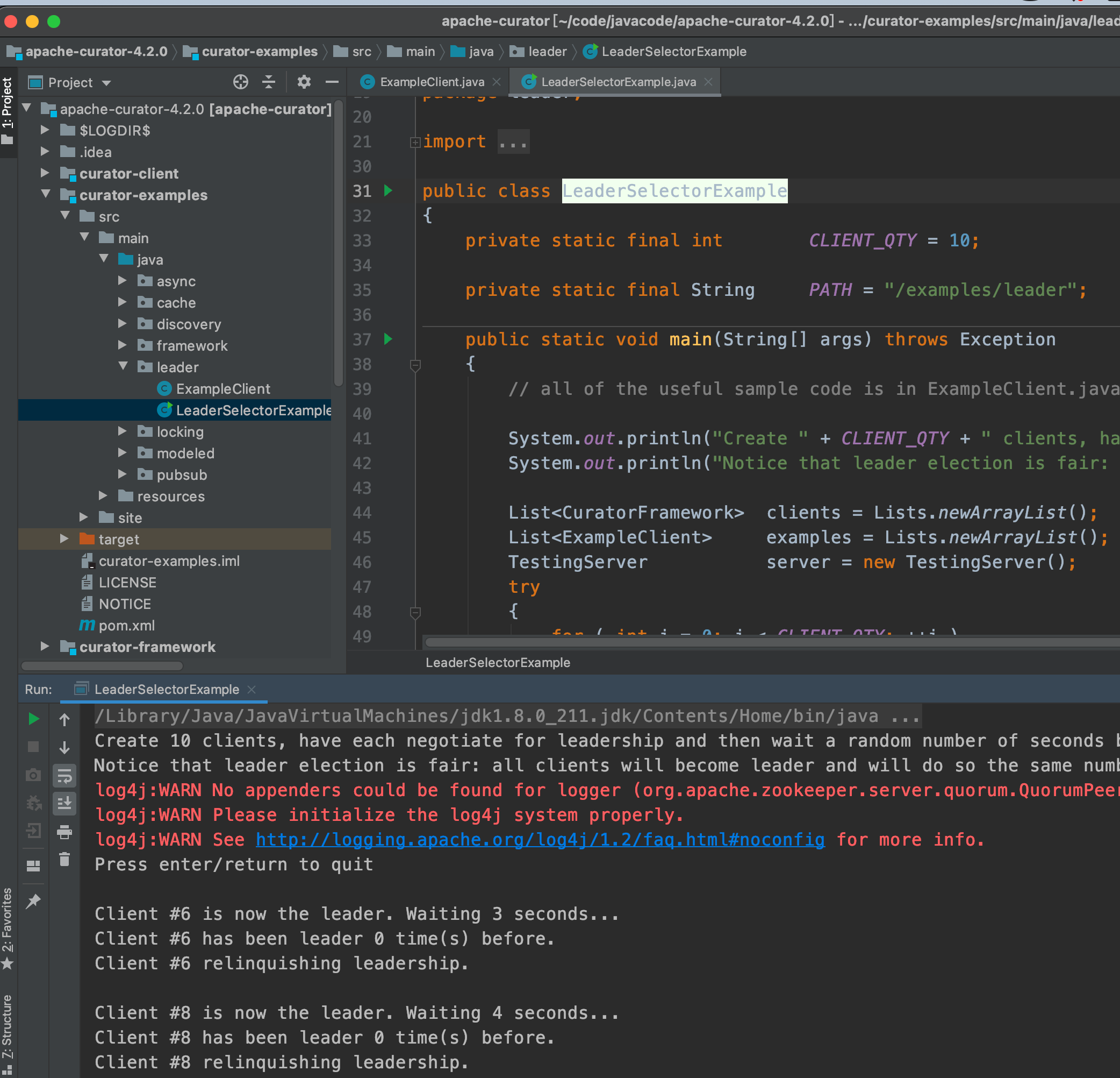 ZooKeeper 之使用 Apache Curator 简化 ZooKeeper 开发 | 一代键客