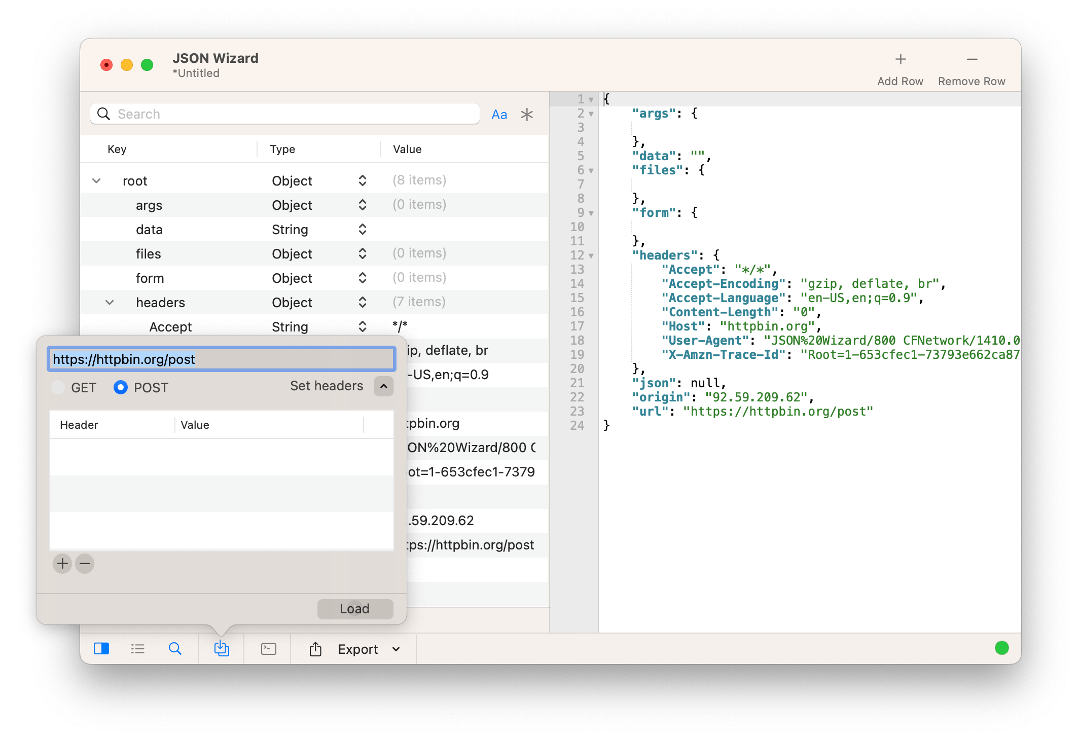 JSON Wizard | JSON, the easy way. For Mac.