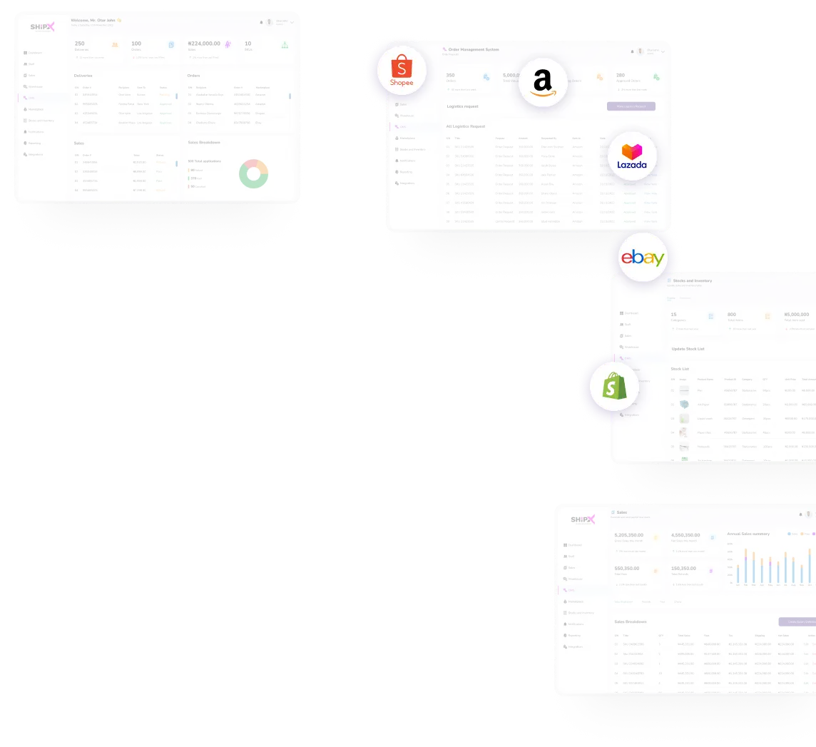 ShipX Platform Background Decoration