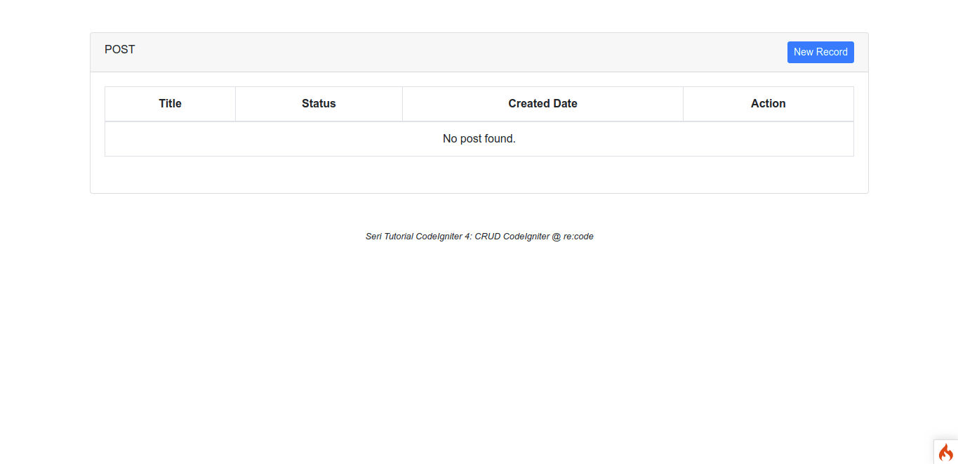 Seri Tutorial CodeIgniter 4: CRUD CodeIgniter 4 | qadrLabs