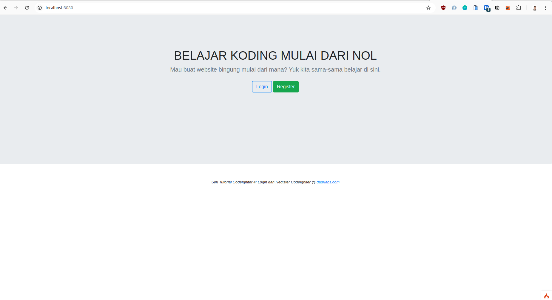 Seri Tutorial CodeIgniter 4: Membuat Fitur Login Dan Register Seri Tutorial CodeIgniter 4: Membuat Fitur Login Dan Register