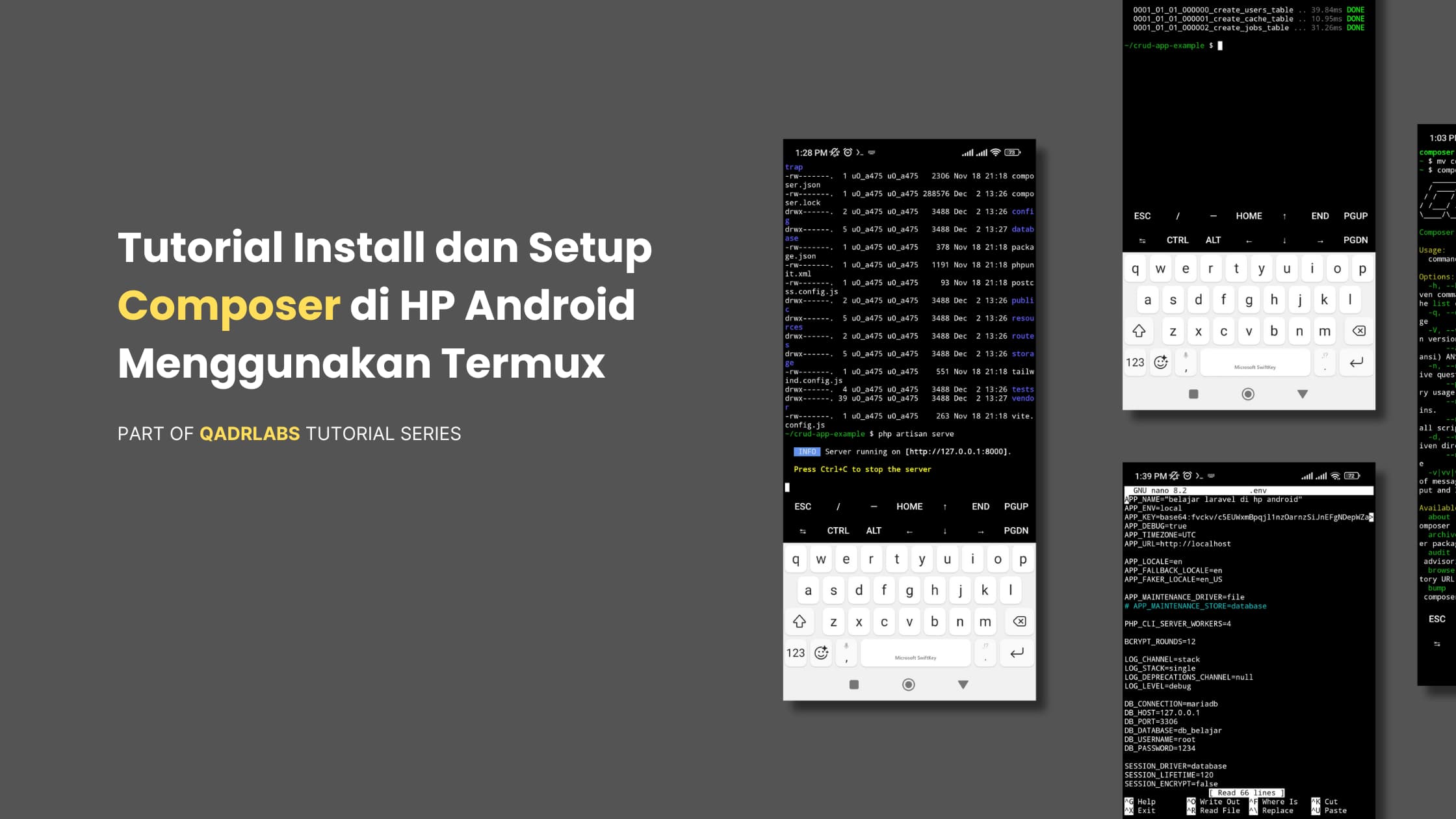 Tutorial Install dan Setup Composer di HP Android Menggunakan Termux