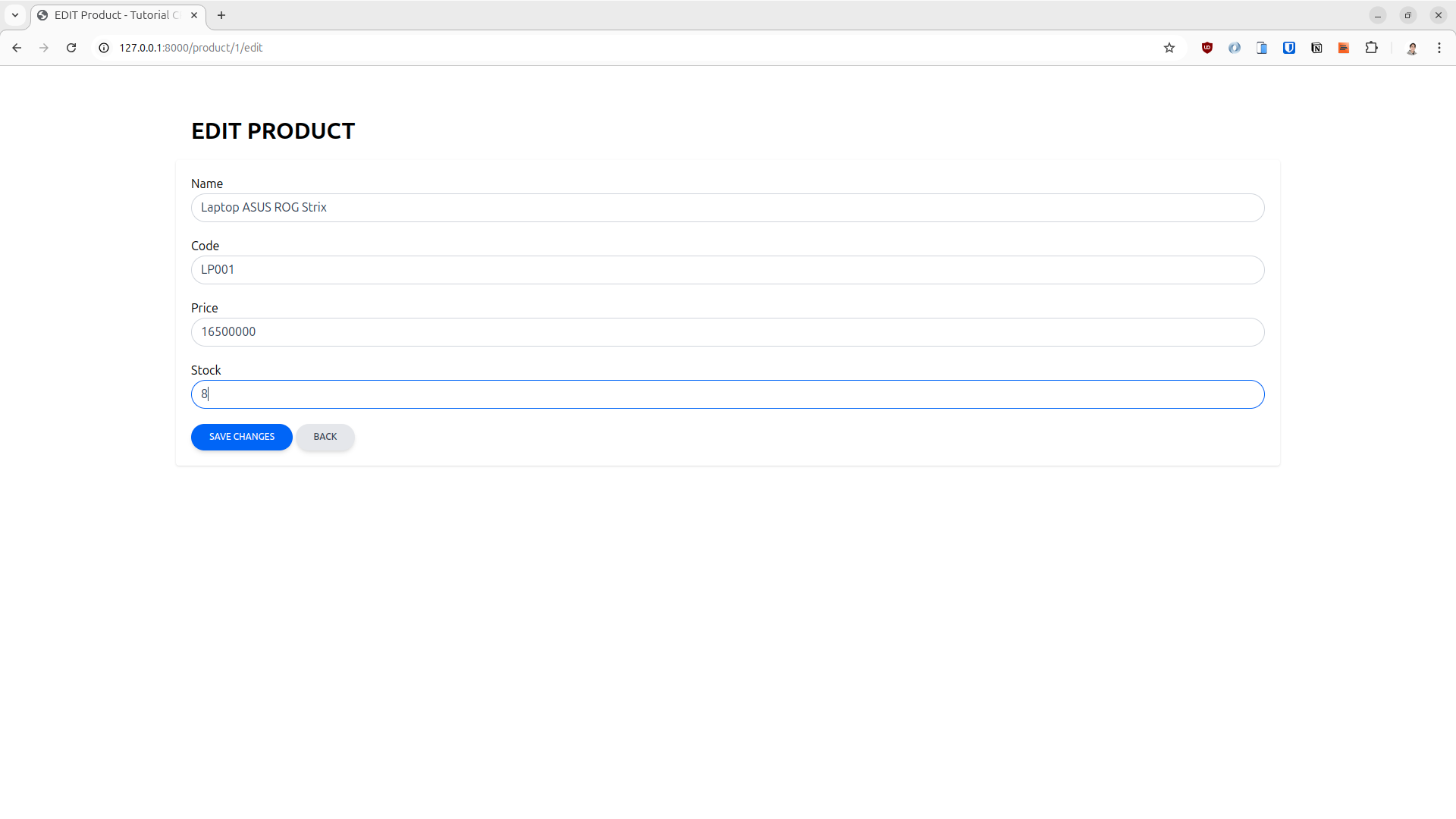 Tutorial CRUD Laravel 12 Untuk Pemula