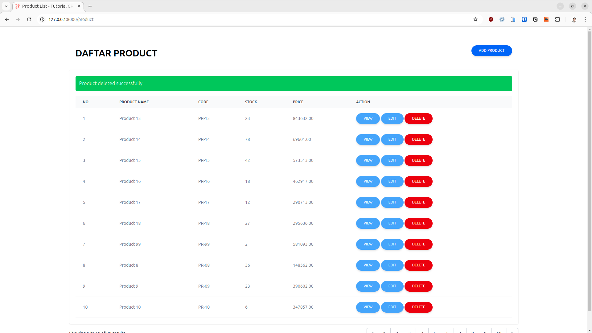 Tutorial CRUD Laravel 12 Untuk Pemula