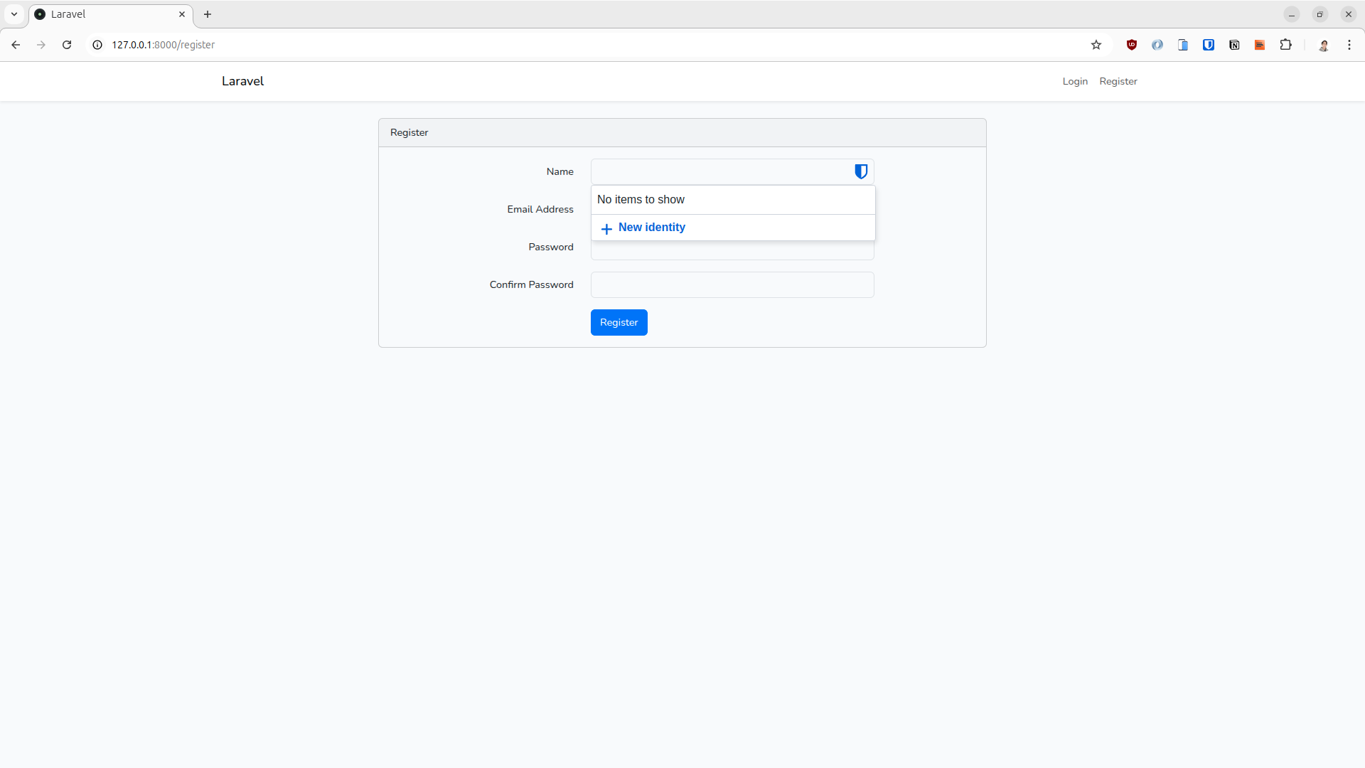 Install Starter Kit Alternatif Dengan Blade dan Bootstrap di laravel 12