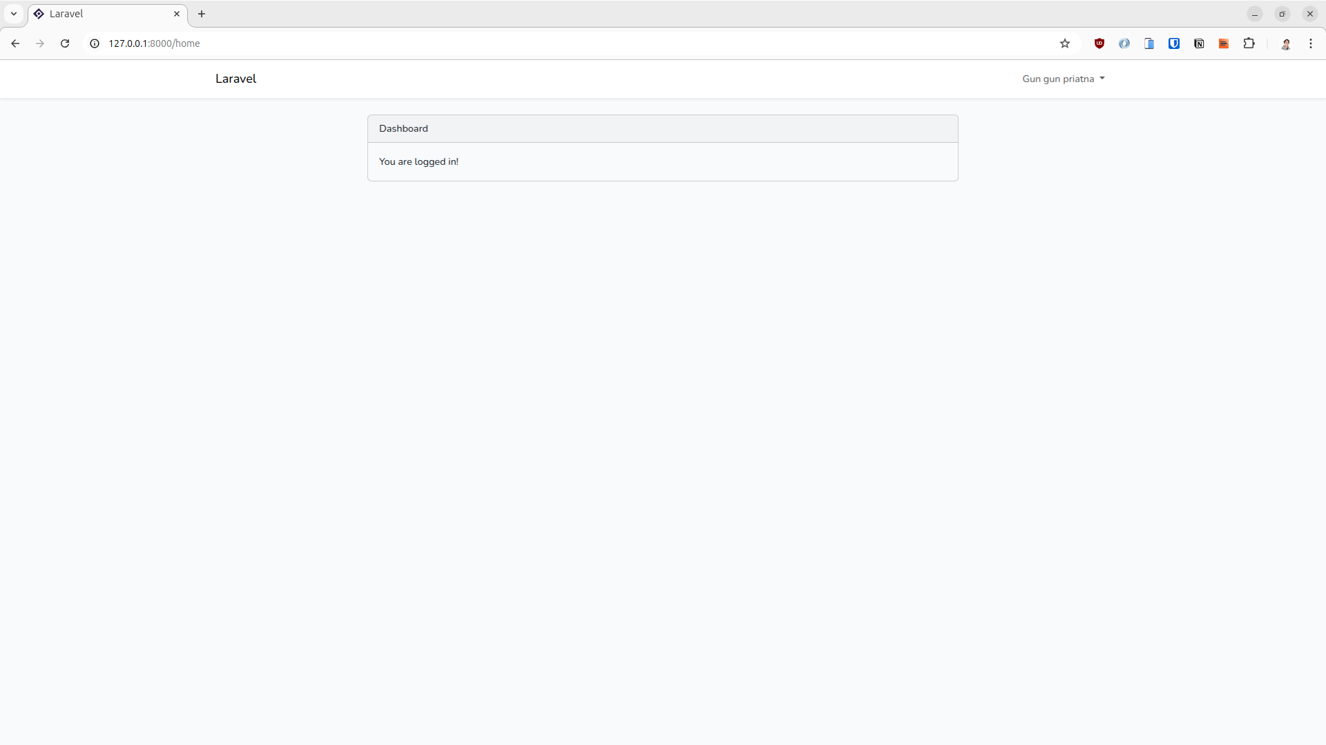 Install Starter Kit Alternatif Dengan Blade Dan Bootstrap Di Laravel 12