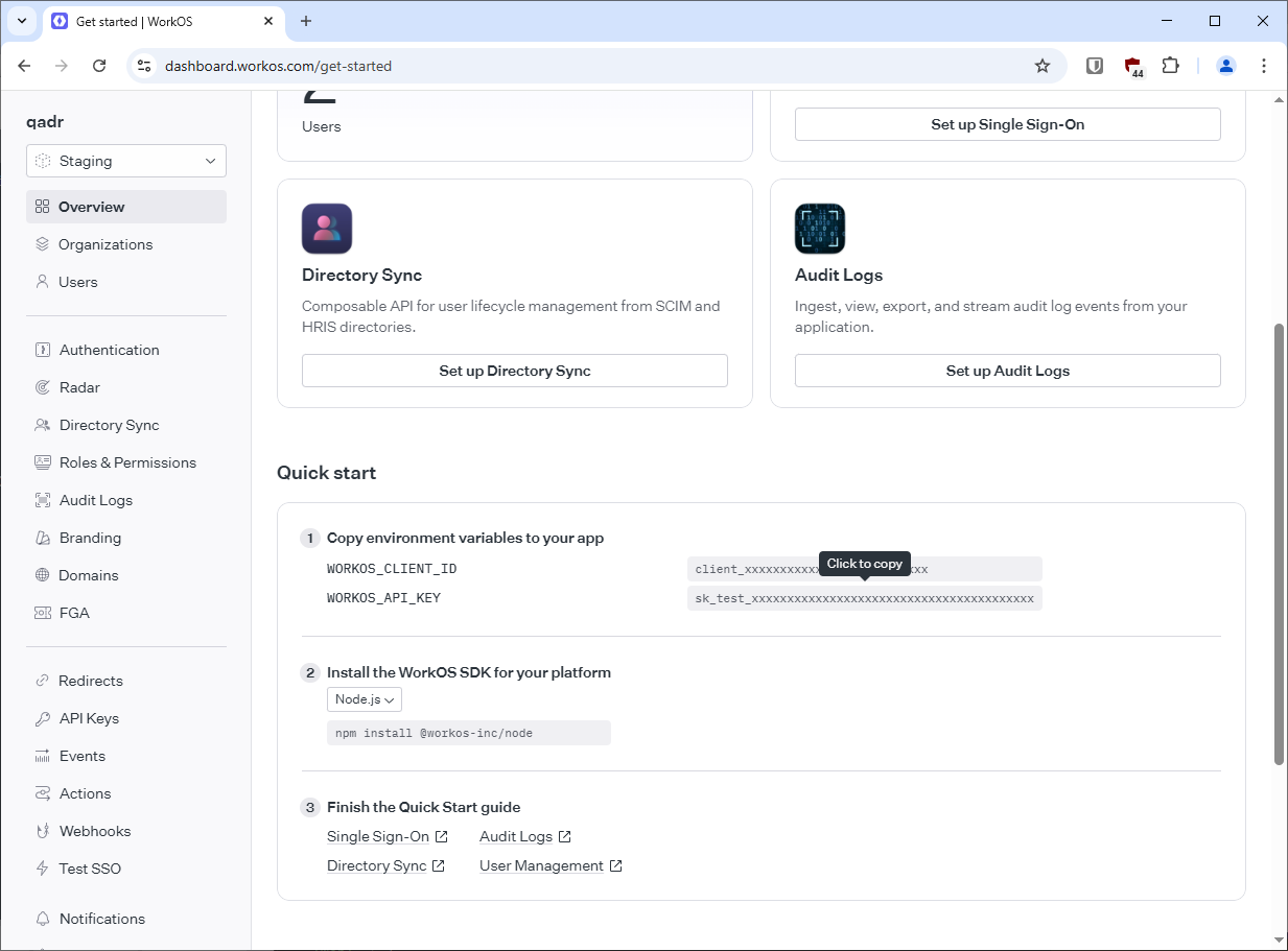 Tutorial Integrasi WorkOS AuthKit di Laravel 12 dengan Starter Kit