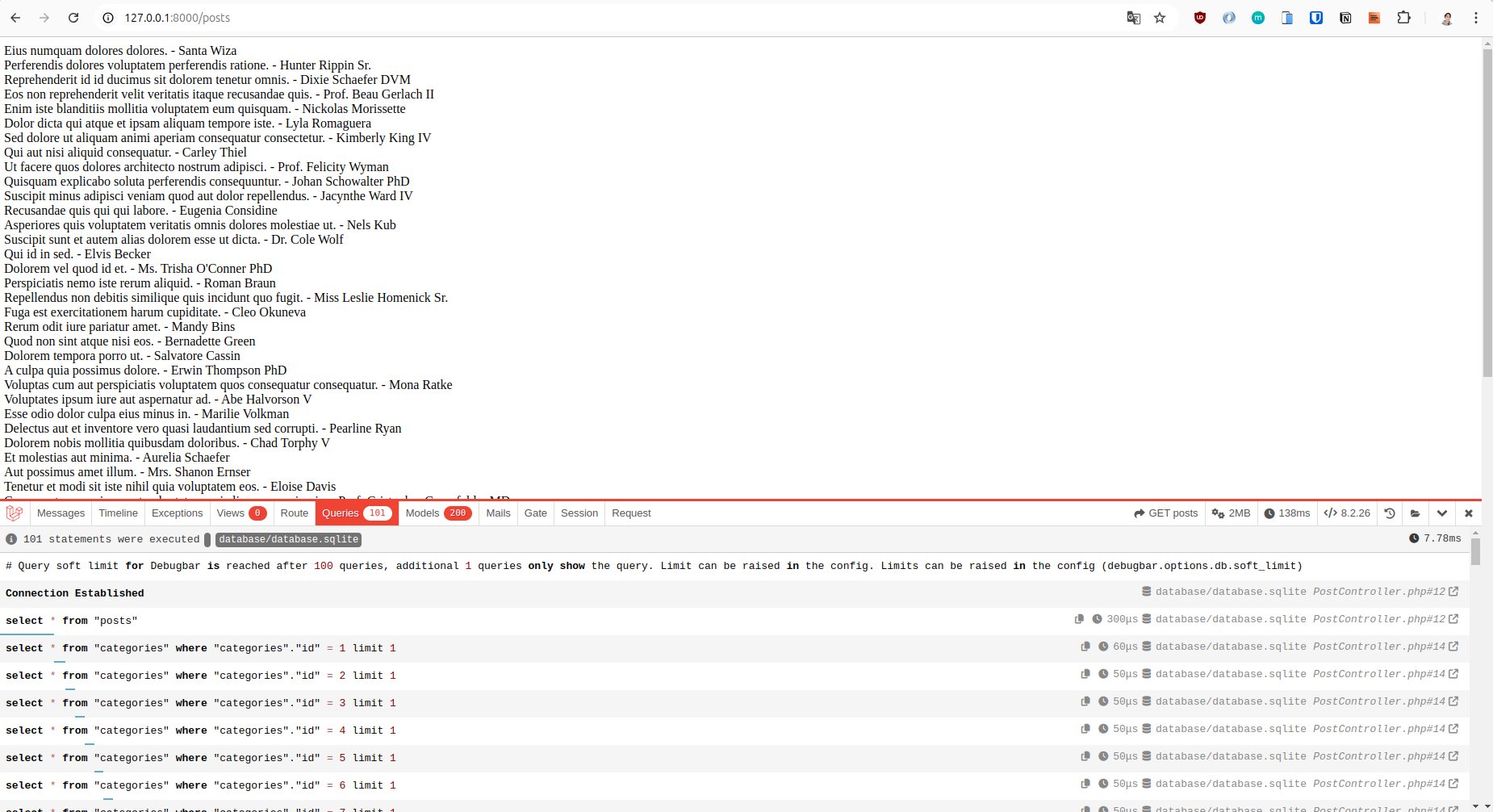 Mengatasi N+1 Query Problem di Project Laravel Mengatasi N+1 Query Problem di Project Laravel