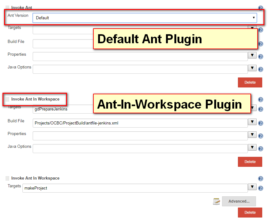 Ant In Workspace | Jenkins plugin