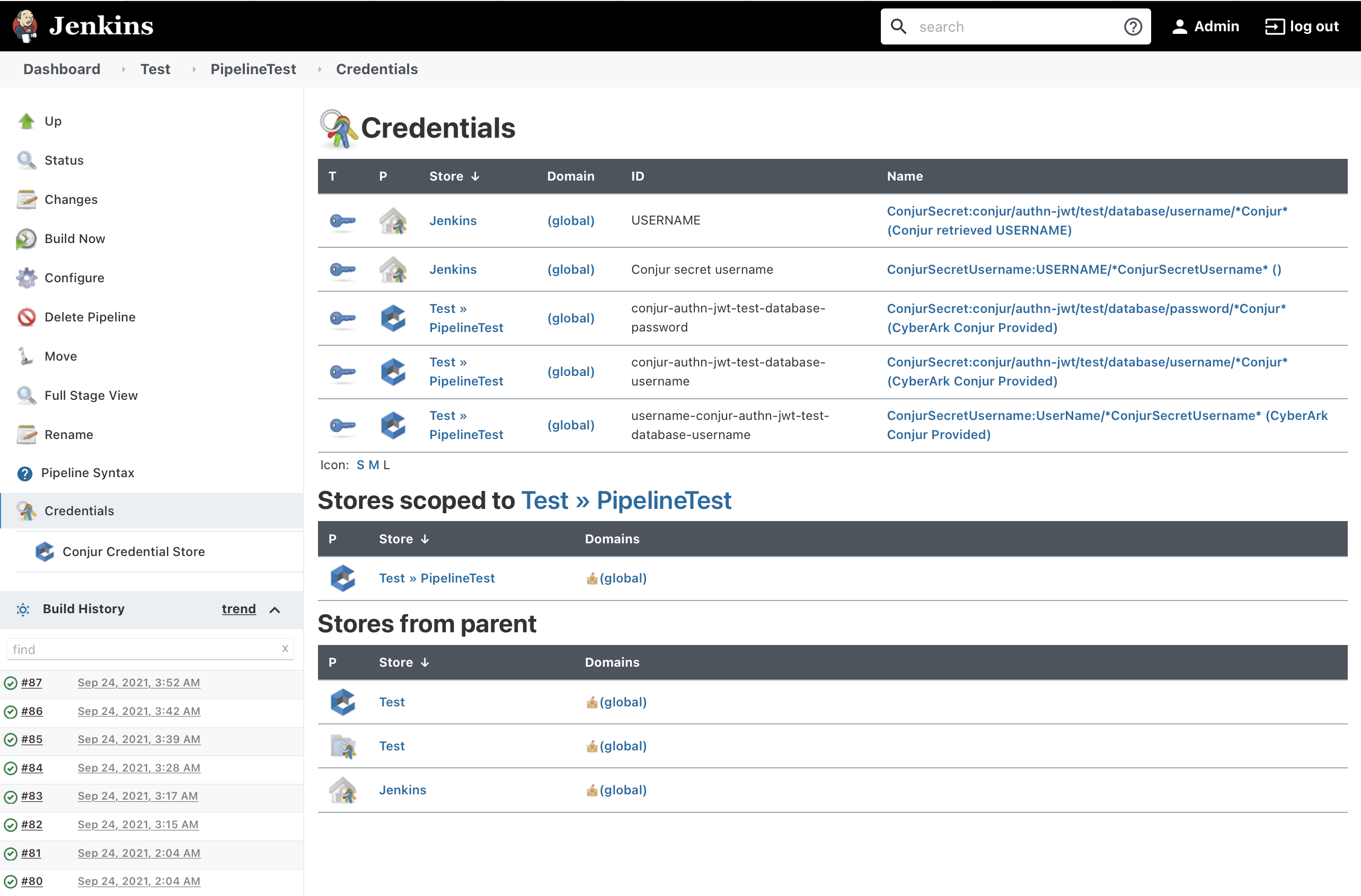 Conjur Secrets | Jenkins plugin