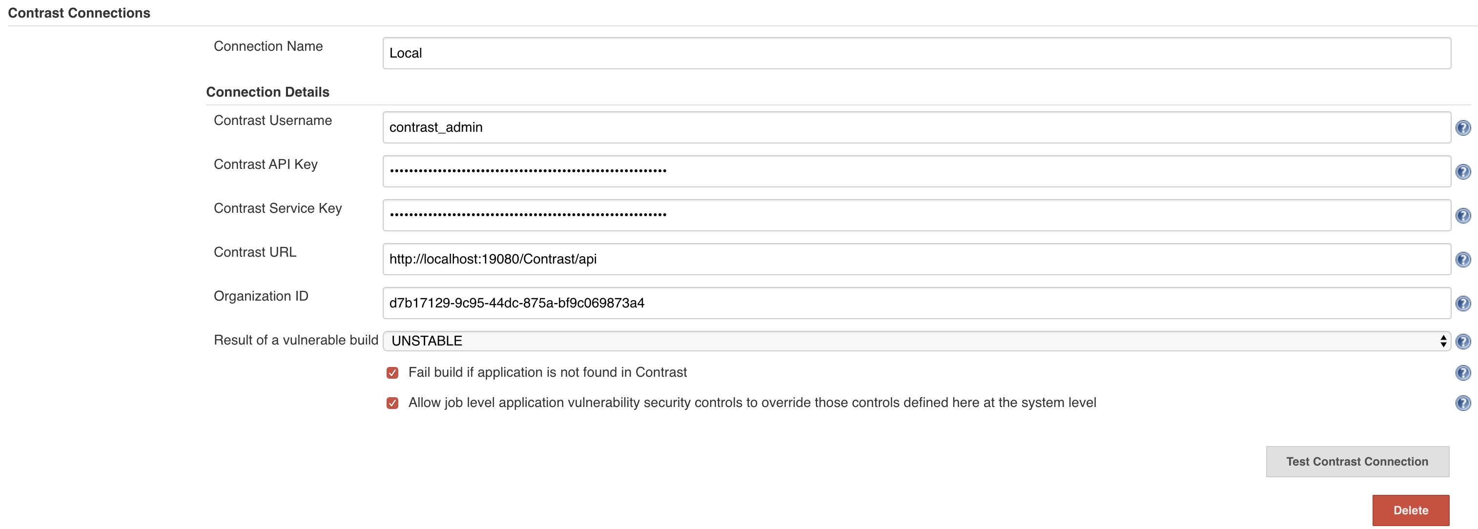 Contrast Continuous Application Security | Jenkins plugin Contrast Continuous Application Security | Jenkins plugin