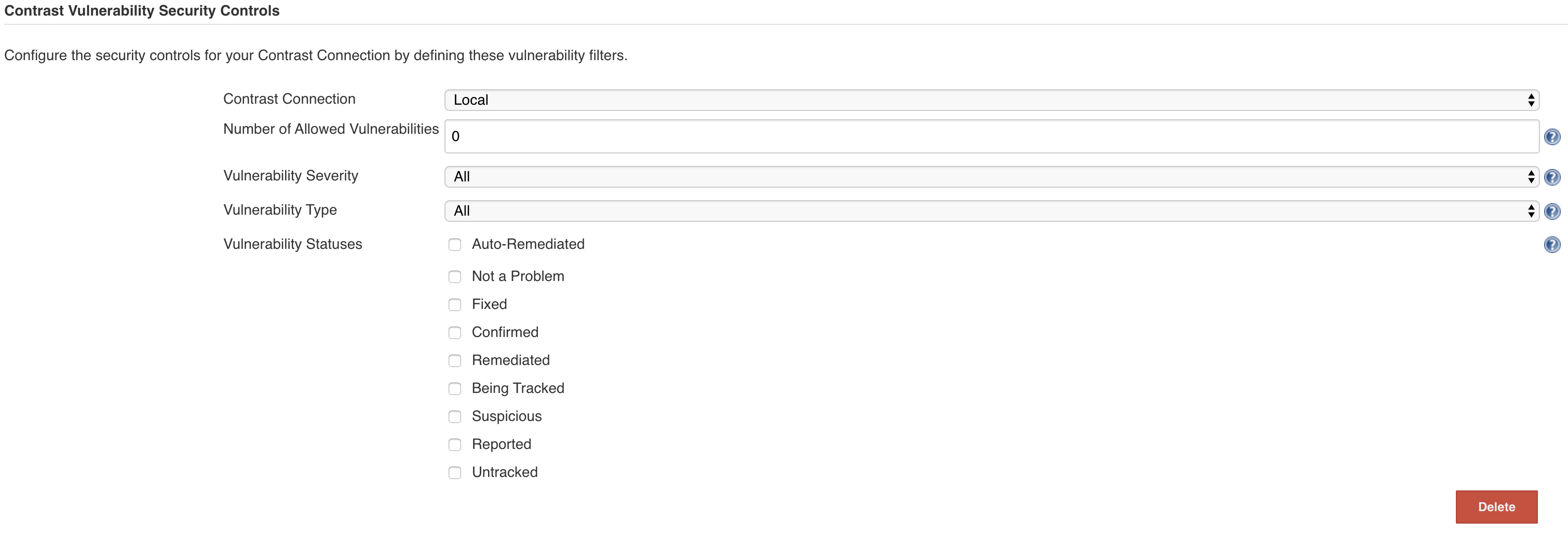 Contrast Continuous Application Security | Jenkins plugin Contrast Continuous Application Security | Jenkins plugin