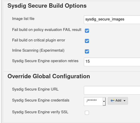 Sysdig Secure Container Image Scanner | Jenkins plugin